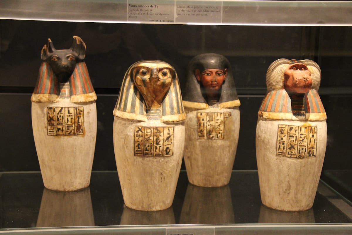 Canopic Jars Ancient Egypt ⚱️| Preservation of Organs 🫁🧠